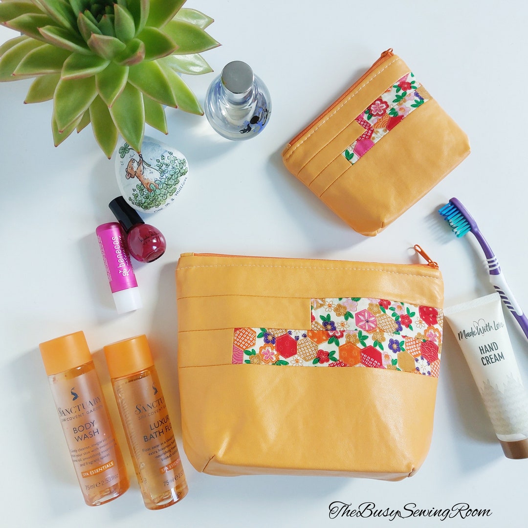 Yellow Pouch Twin Set, Makeup Bags - Etsy