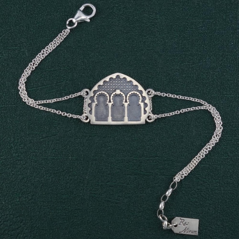 Moorish Door Bracelet, Oriental Arabic Jewelry, Sterling Silver ...