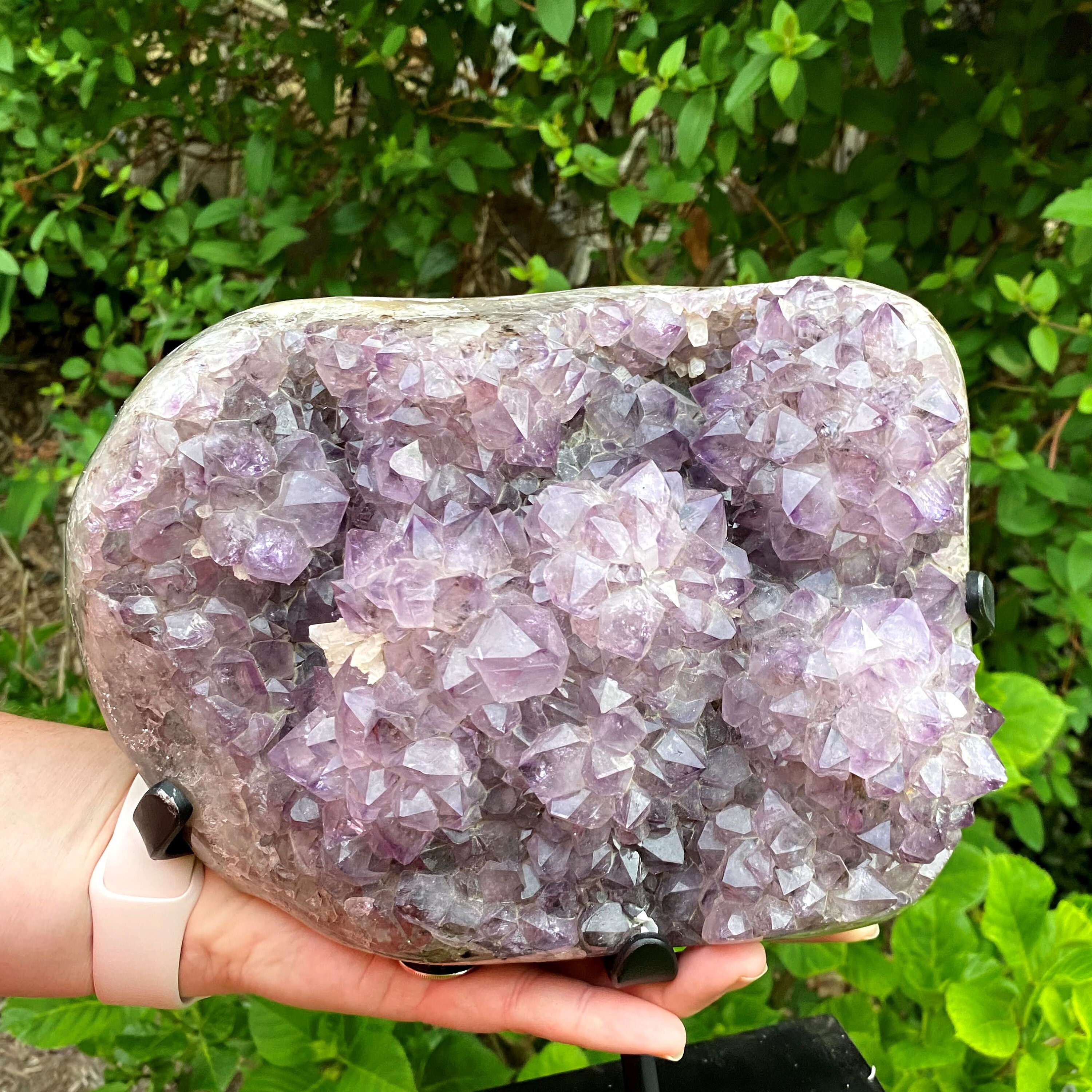 HUGE AMETHYST Crystal / 15 LBS / Raw Amethyst with stand / | Etsy