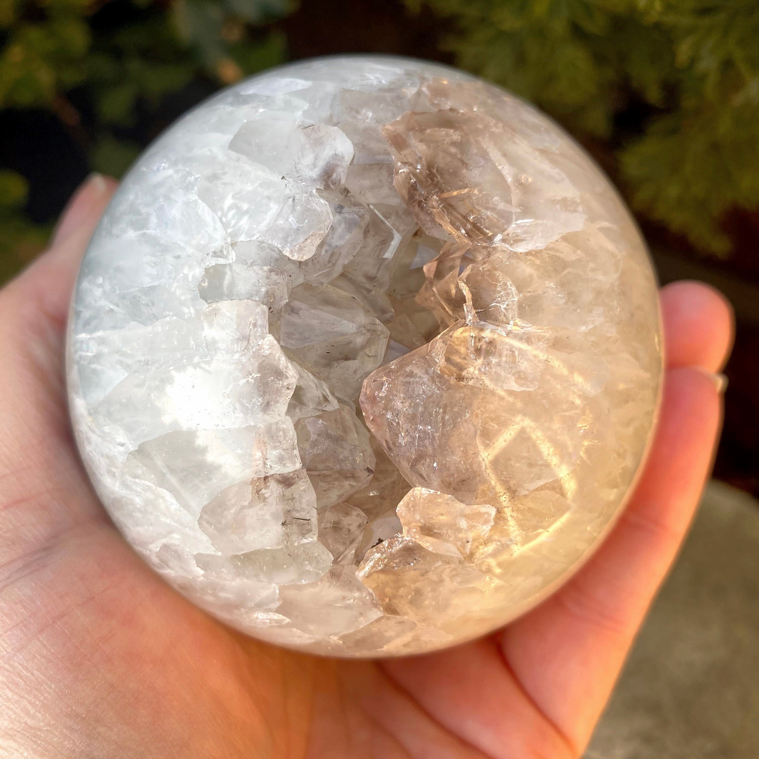 Agate Druzy Sphere / Smokey Quartz Sphere / Crystal ORB / - Etsy Canada