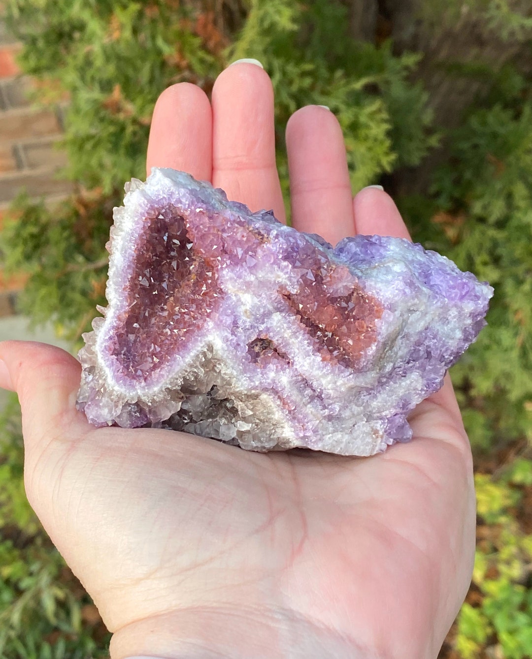 Amethyst Crystal Red CANADIAN AMETHYST Pink Amethyst - Etsy