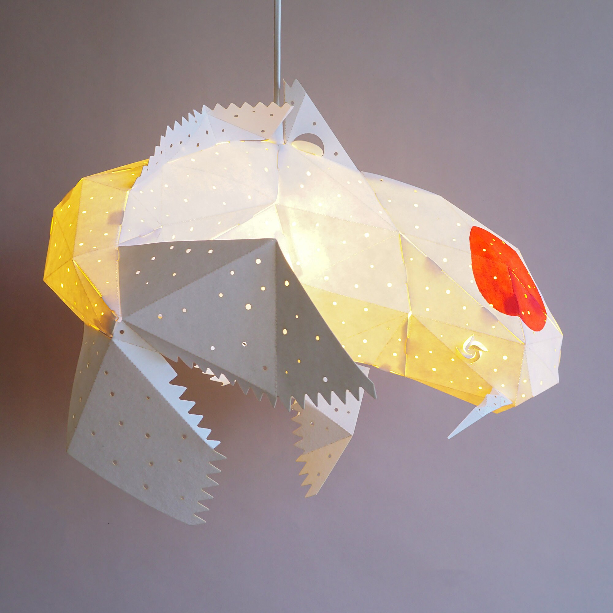Japanese Lantern, Koi Fish, Cool Lamp, Japandi Decor, Baby Night Light ...