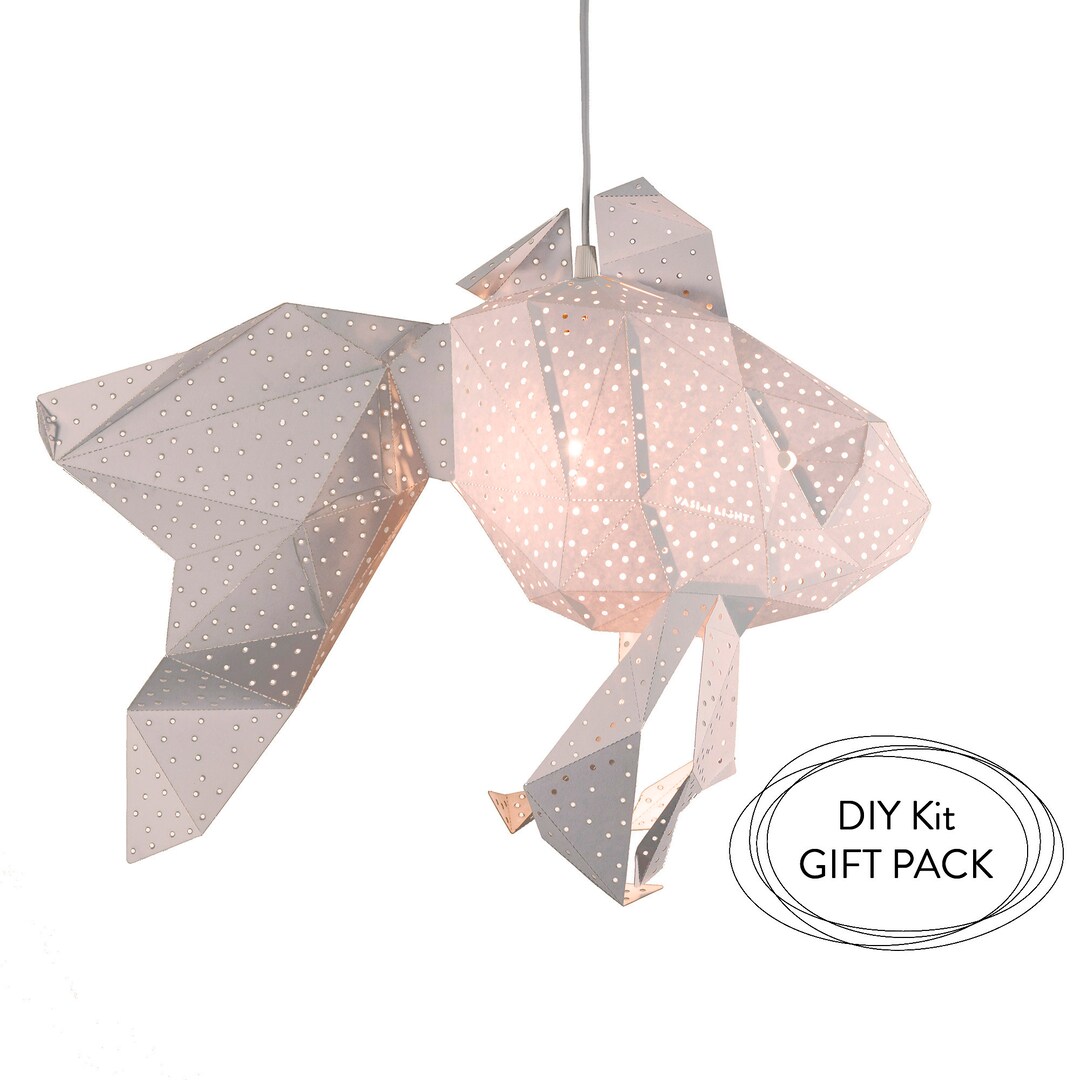 Fish Kids Room Lamp, Designer Lighting, DIY Pendant Light, Livingroom ...