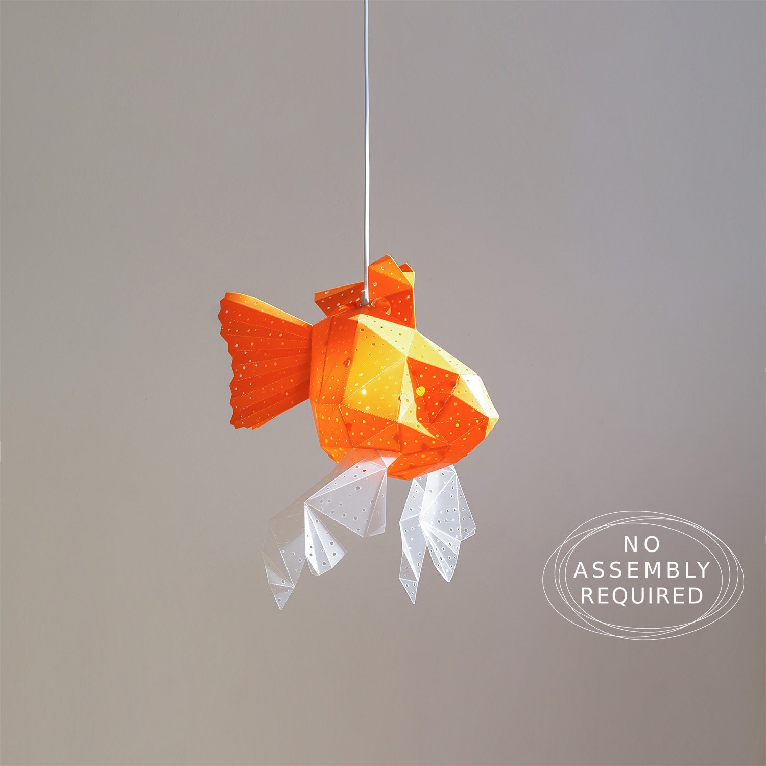 Baby Goldfish Lamp Children's Room Nursery Lamp Pendant | Etsy