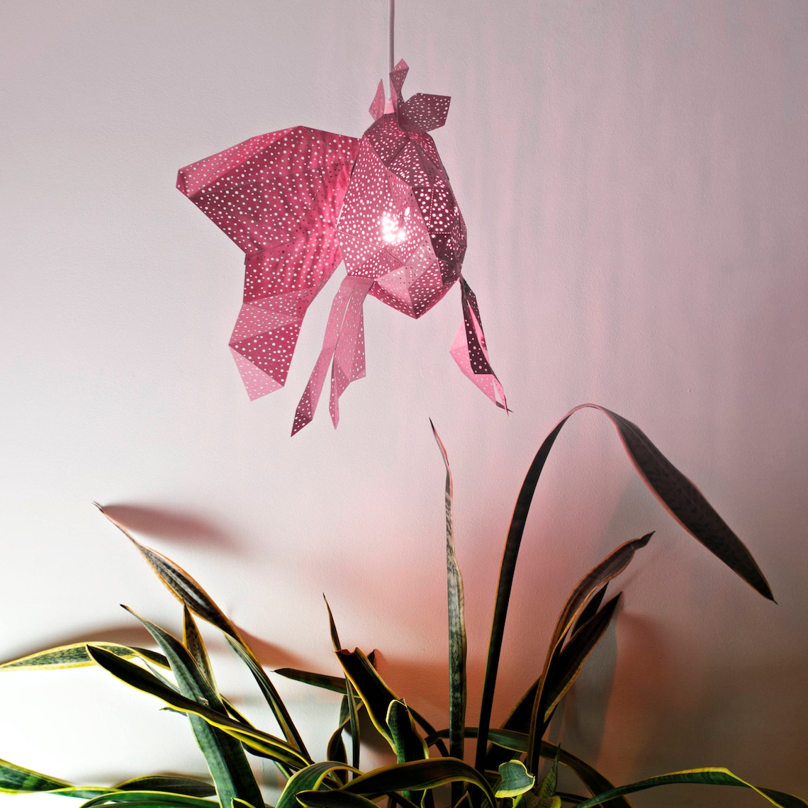 Fish Kids Room Nightlight DIY Papercraft Kit Under the Sea - Etsy