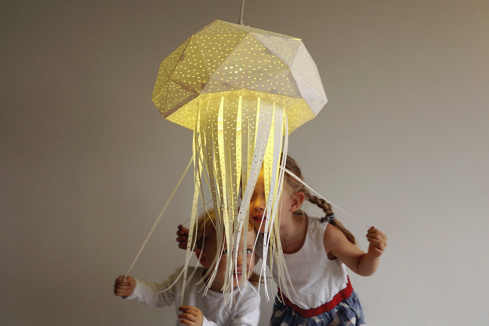 Medusa Origami Lamp Bedroom Origami Lamp Nursery Lamp - Etsy