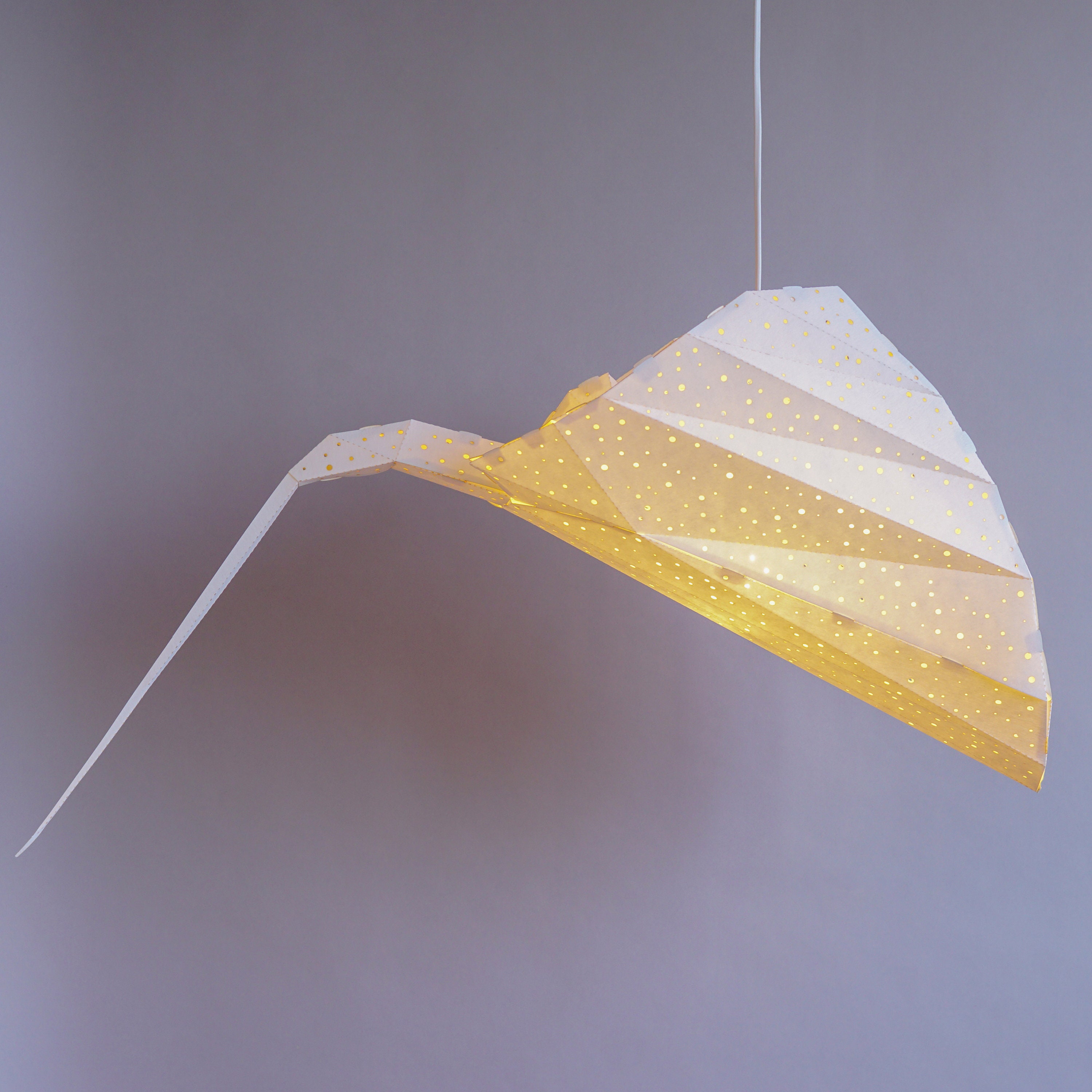 Stingray Origami Lamp Fun Kids Room Ideas Dream Nursery - Etsy