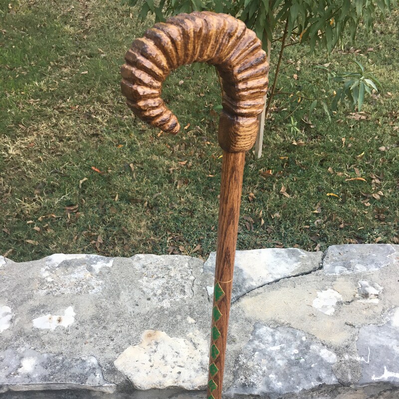 Hand Carved Cane - Etsy