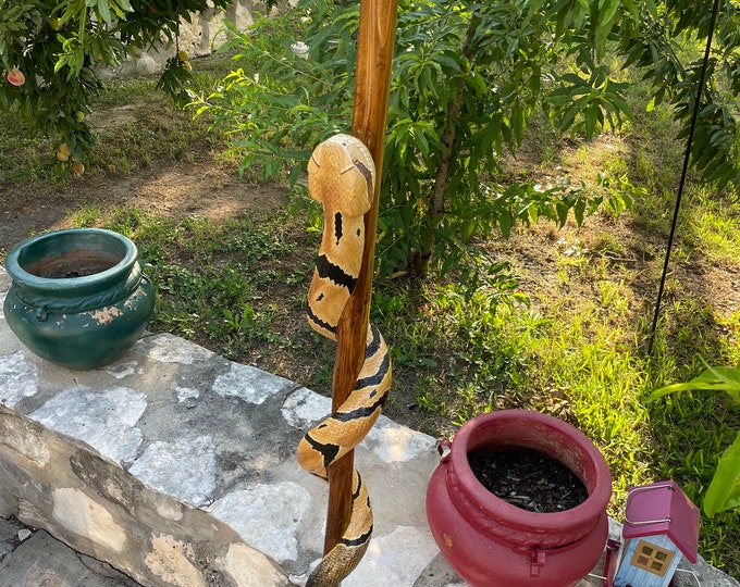 Snake Walking Stick, Rattlesnake Walking Stick, Walking Stick, Snake ...