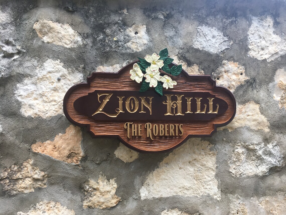 Carved Sign, Engraved Sign, Family Sign, Custom Sign, Business Sign ...