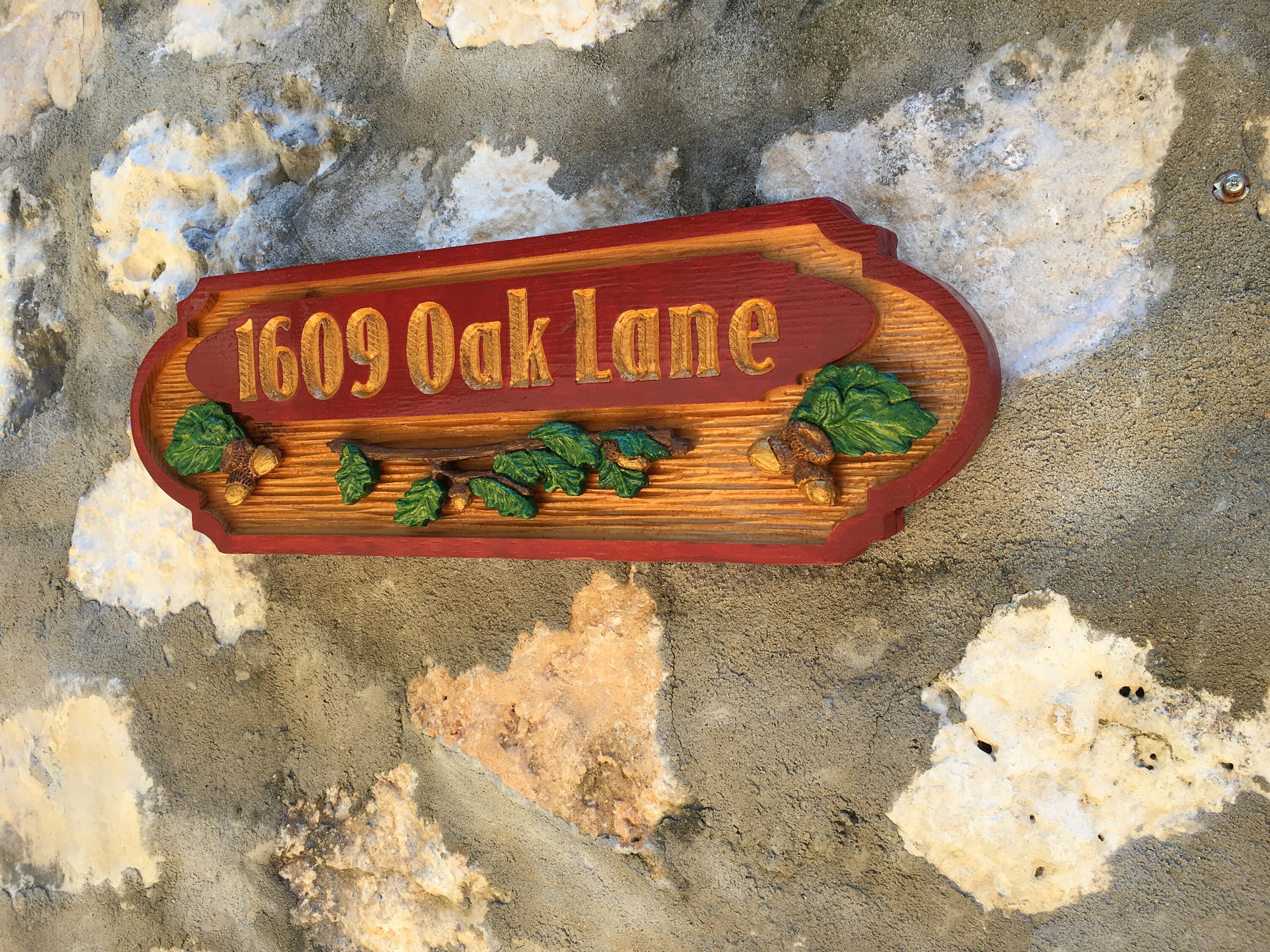 Address Sign, Street Address Sign, Carved Sign, Engraved Sign, Business ...