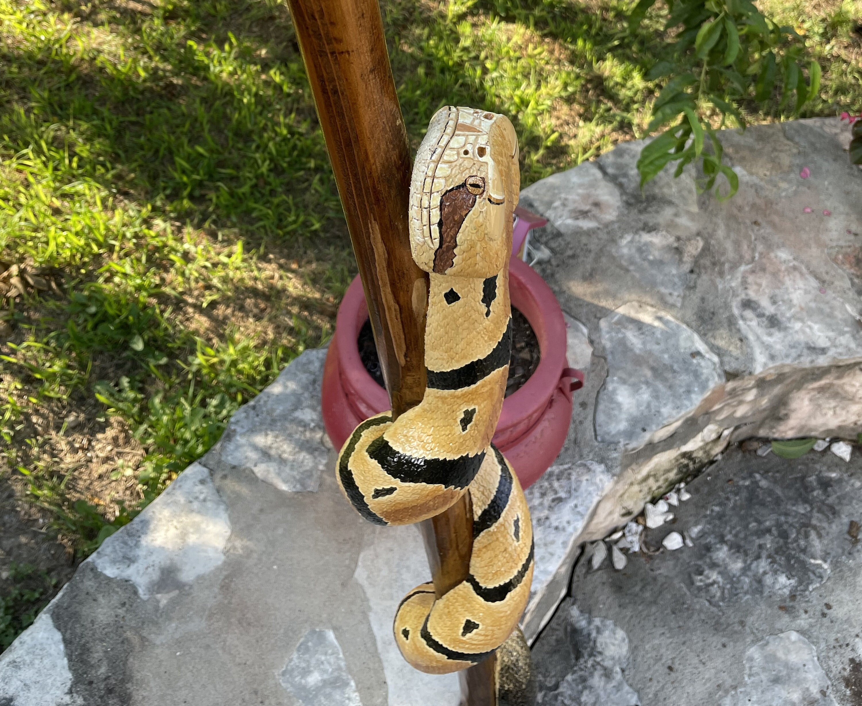 Snake Walking Stick, Rattlesnake Walking Stick, Walking Stick, Snake ...