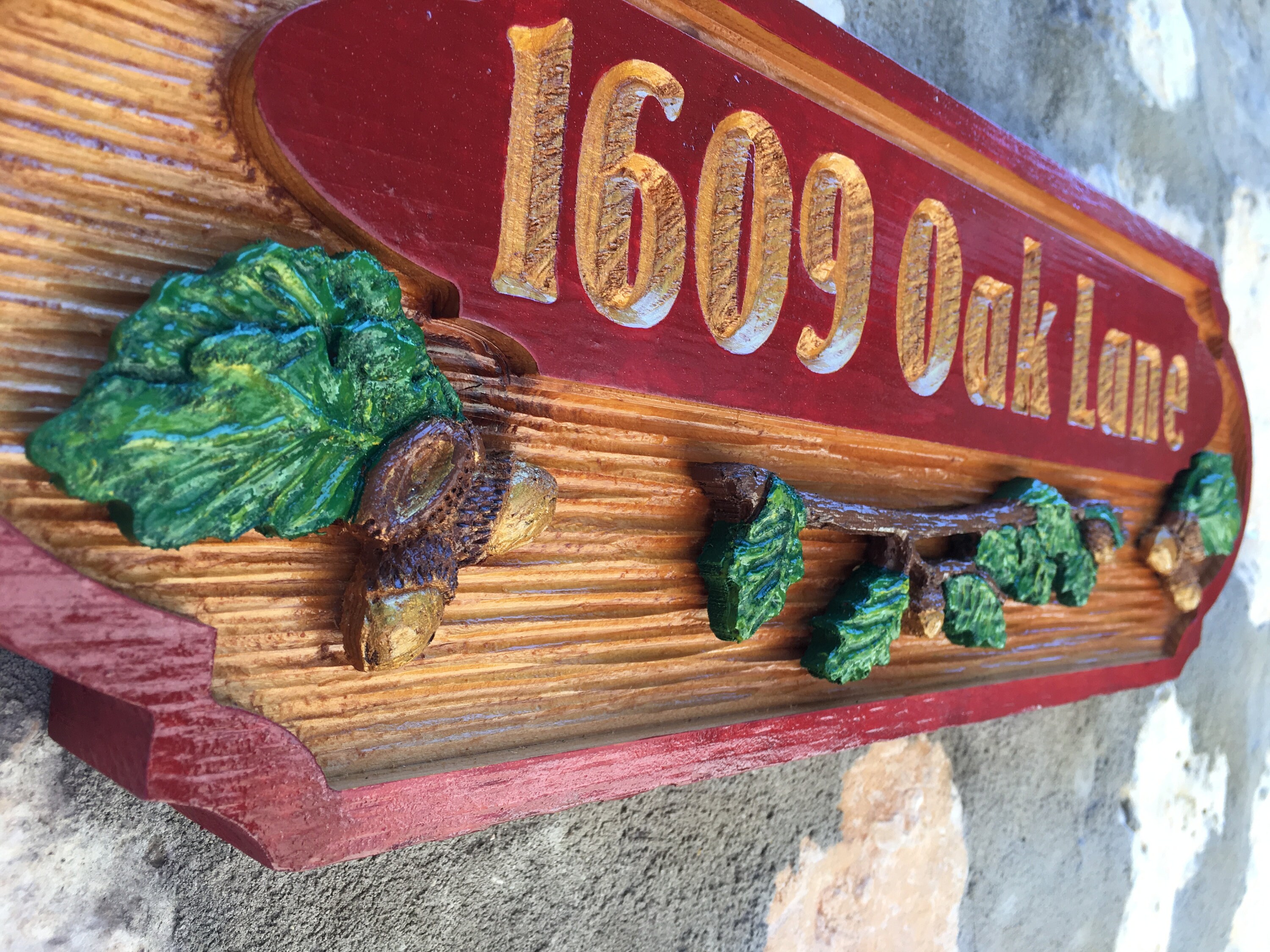 Address Sign, Street Address Sign, Carved Sign, Engraved Sign, Business ...