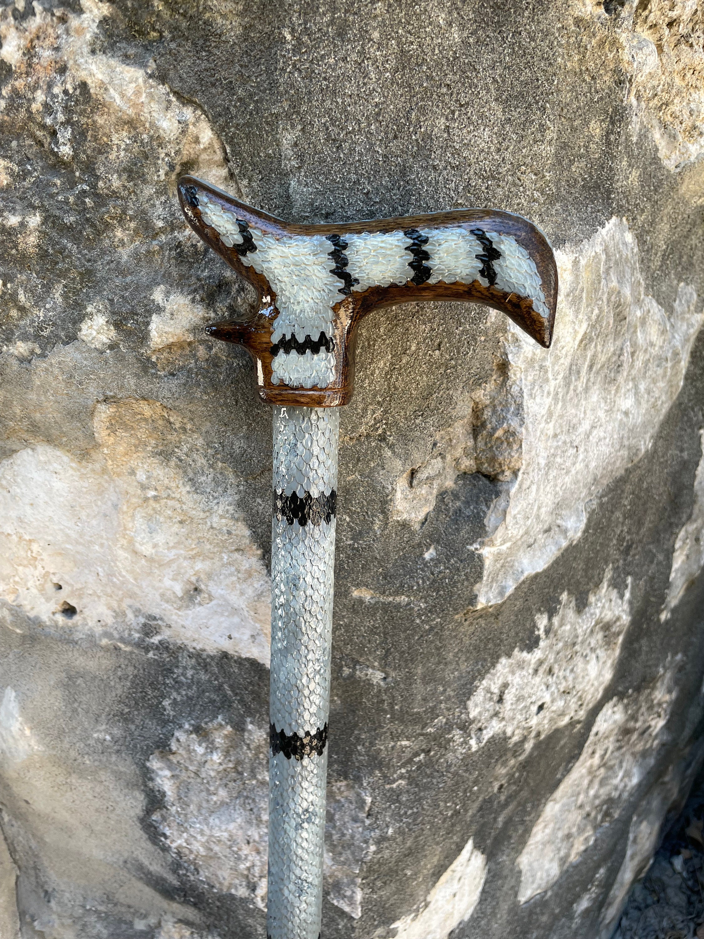 Walking Cane Snake Skin Walking Cane Walking Stickhand - Etsy UK