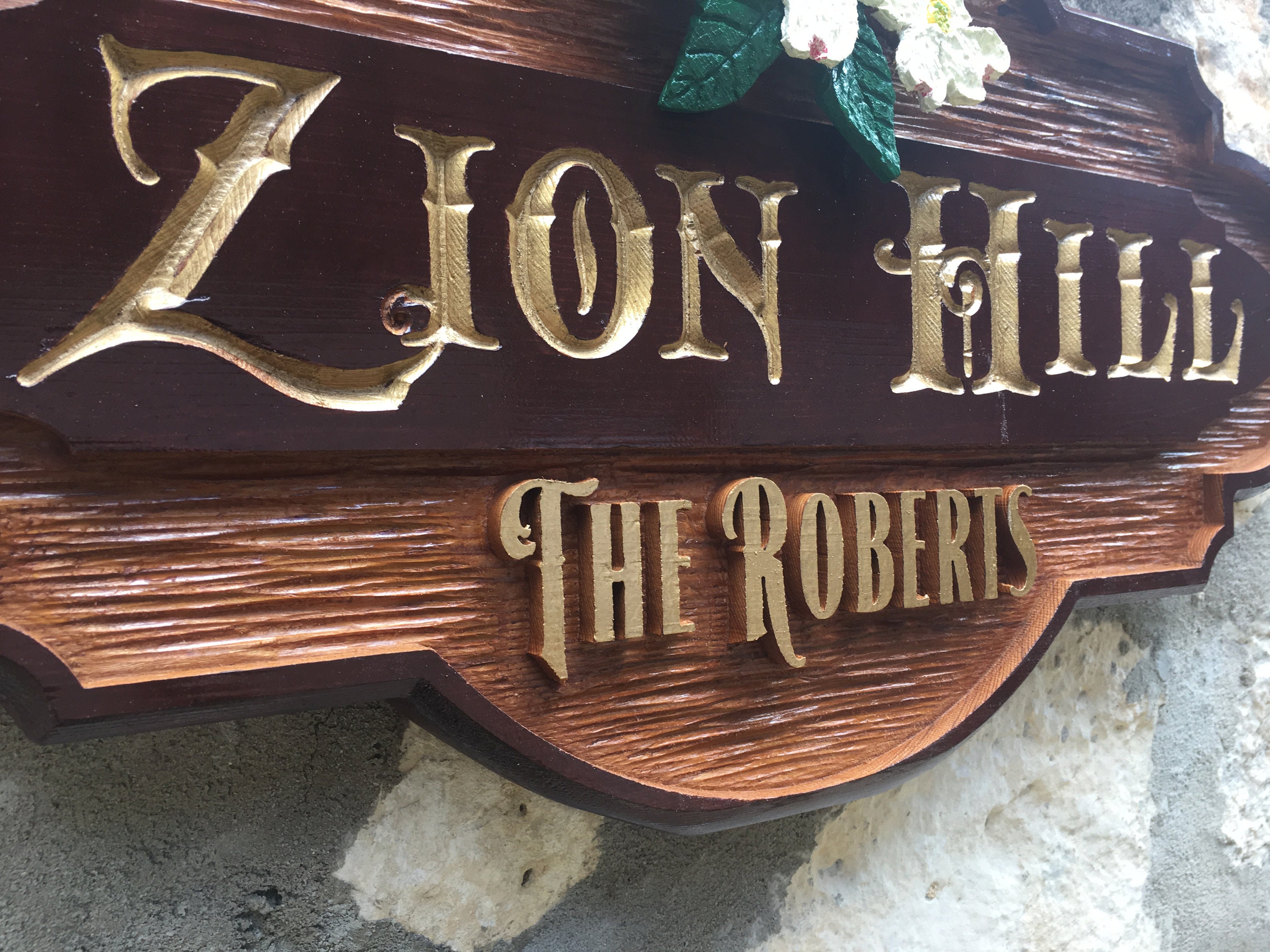 Carved Sign, Engraved Sign, Family Sign, Custom Sign, Business Sign ...