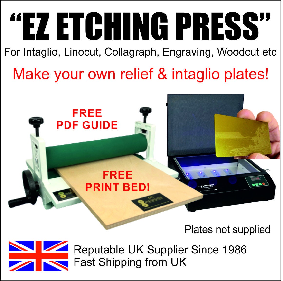 Intaglio Etching Press Lino Cut Press Collograph Intaglio - Etsy UK