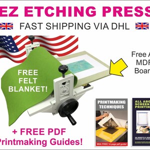 Lino Cut Press, Intaglio, Collograph, Intaglio, Printmaking. Made From ...