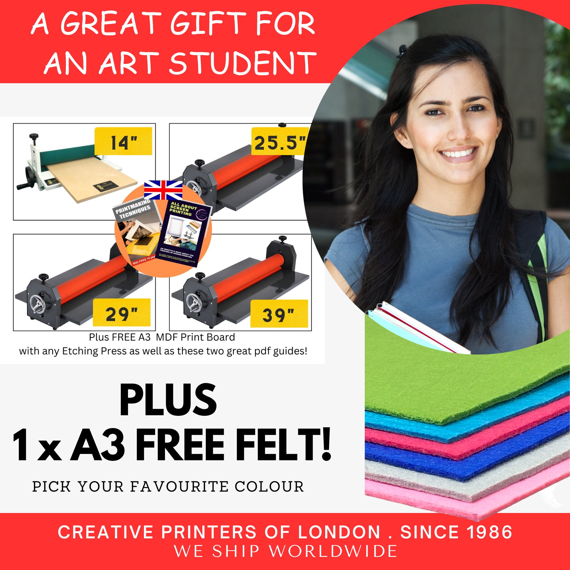 Intaglio Etching Press, Lino Cut Press, Collograph, Intaglio ...