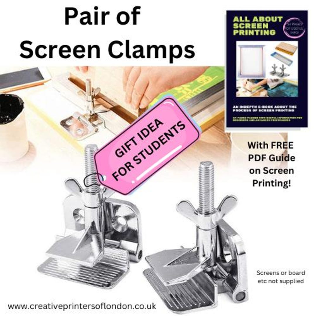 Pair of Screen Printing Clamps - Create Your Own Screen Printer From ...