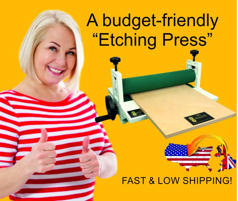 Intaglio Etching Press, Lino Cut Press, Collograph, Intaglio ...