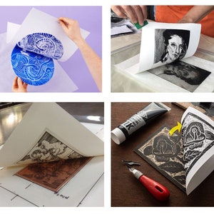 Lino Cut Press, Intaglio, Collograph, Intaglio, Printmaking. Made From ...