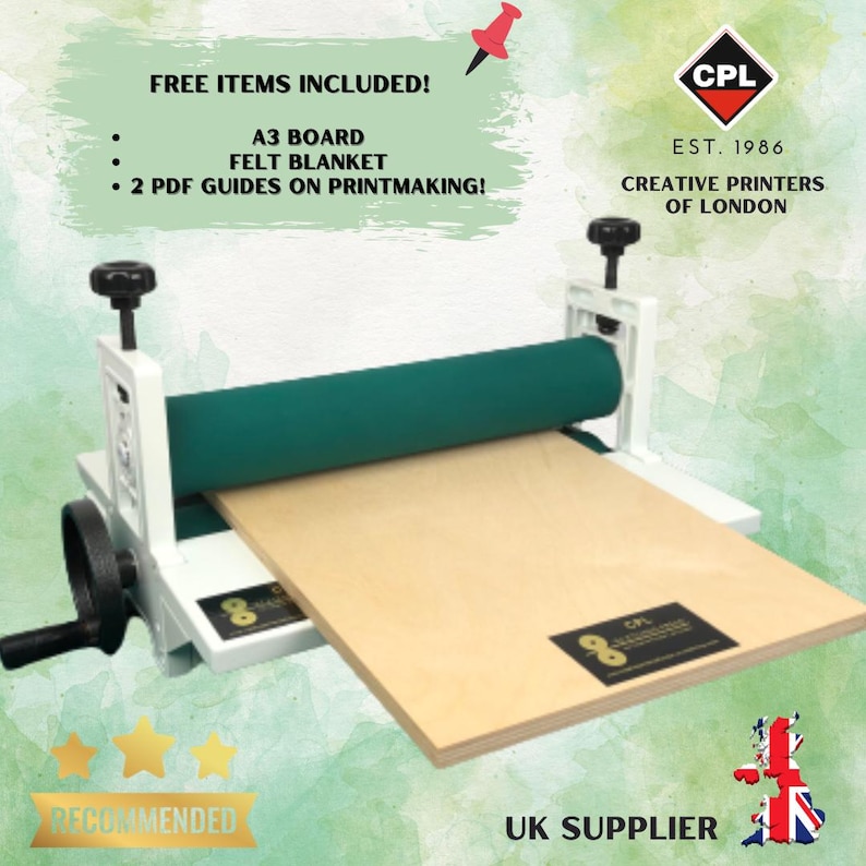 Intaglio Etching Press, Lino Cut Press, Collograph, Intaglio ...