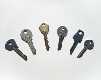Old Flat Keys - Etsy