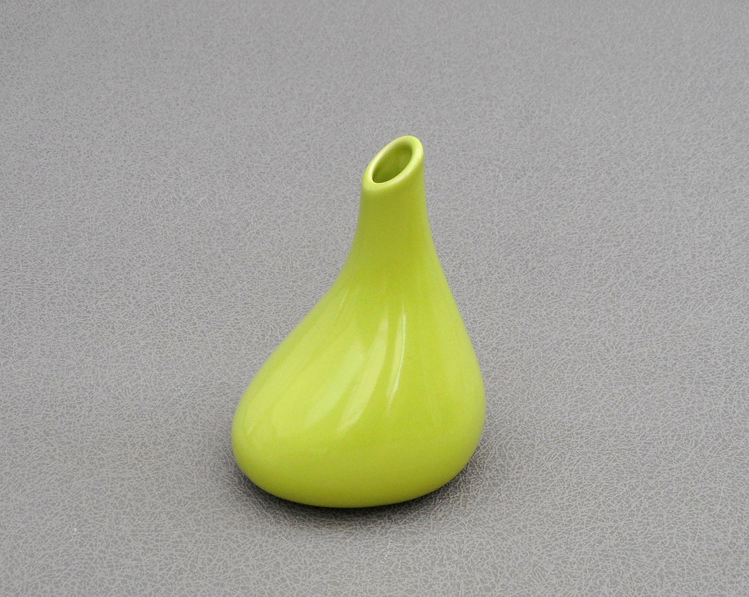 Light Green Ceramic Vase Vintage New Lime Green Vase ASA Design Germany ...