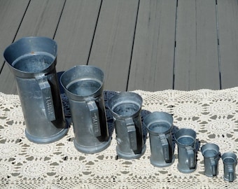 Tin Measuring Cups - Etsy