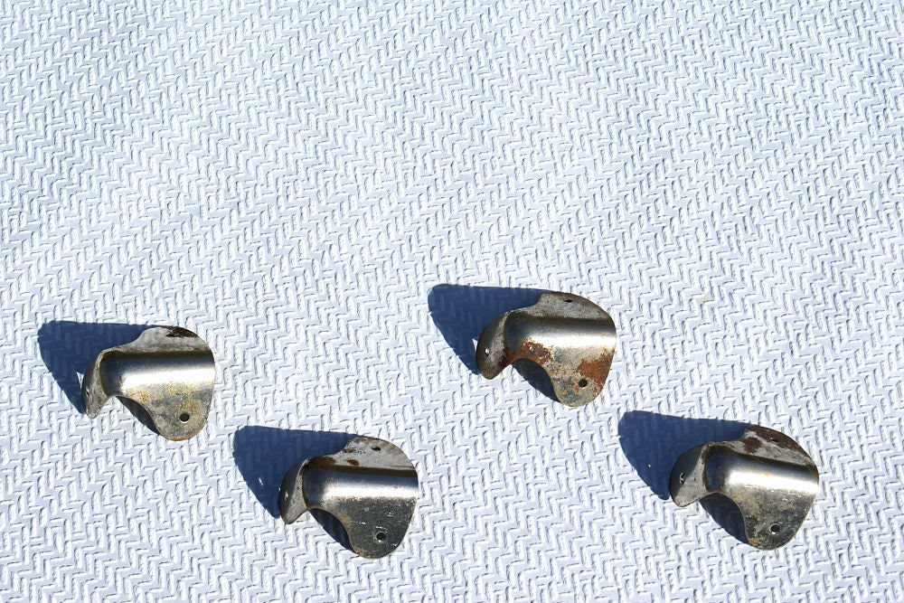 Rustic Metal Trunk Corners Vintage Suitcase Corner Protector - Etsy