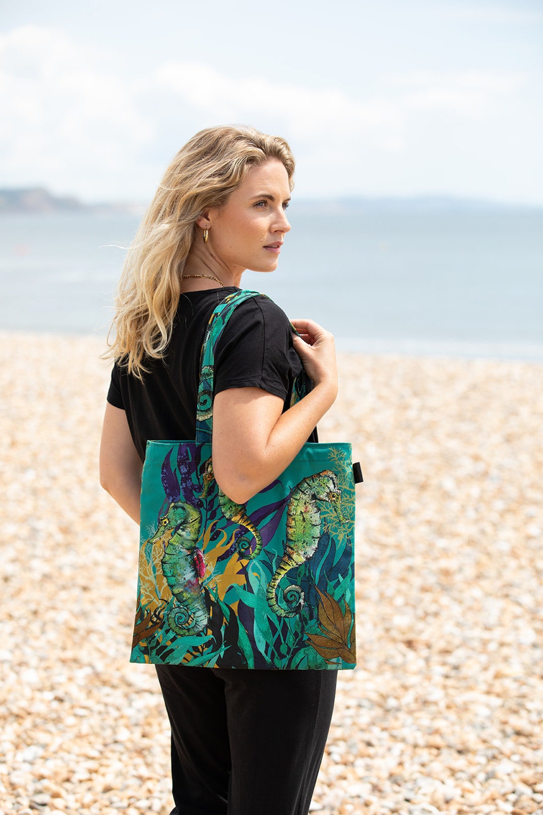 Tote Bag - Seahorse (TB0019) - Etsy