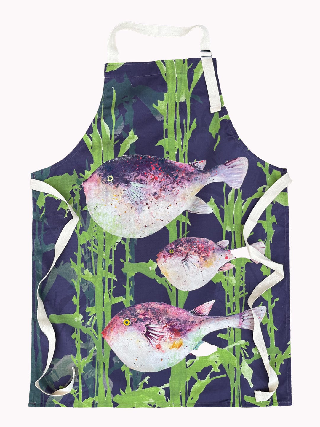 Pufferfish Apron (A0058) - Etsy
