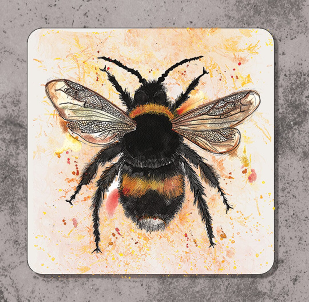 Bee Coaster - Etsy