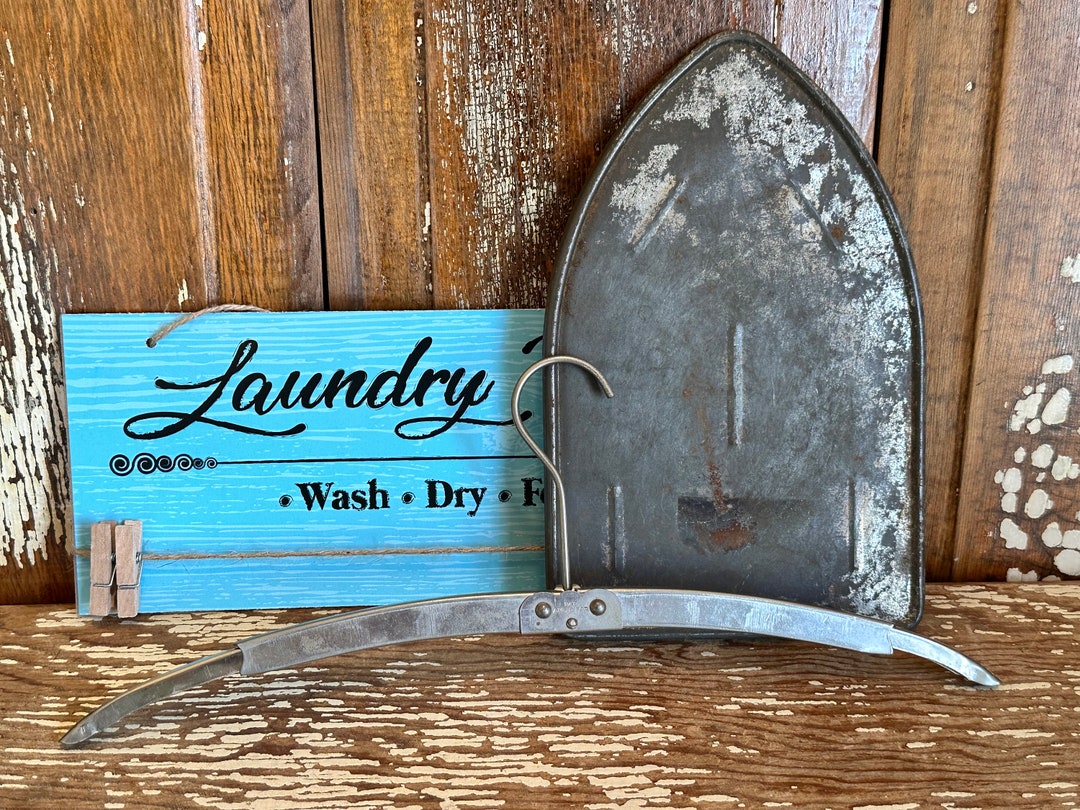 Ironing Pads,rests,folding Clothes Hanger,laundry Room Decor,distressed ...