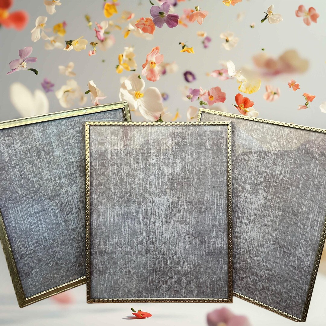 Gold Tone Metal Frames,ornate Picture Frame,art Deco Gold Frames,8 X 10 ...