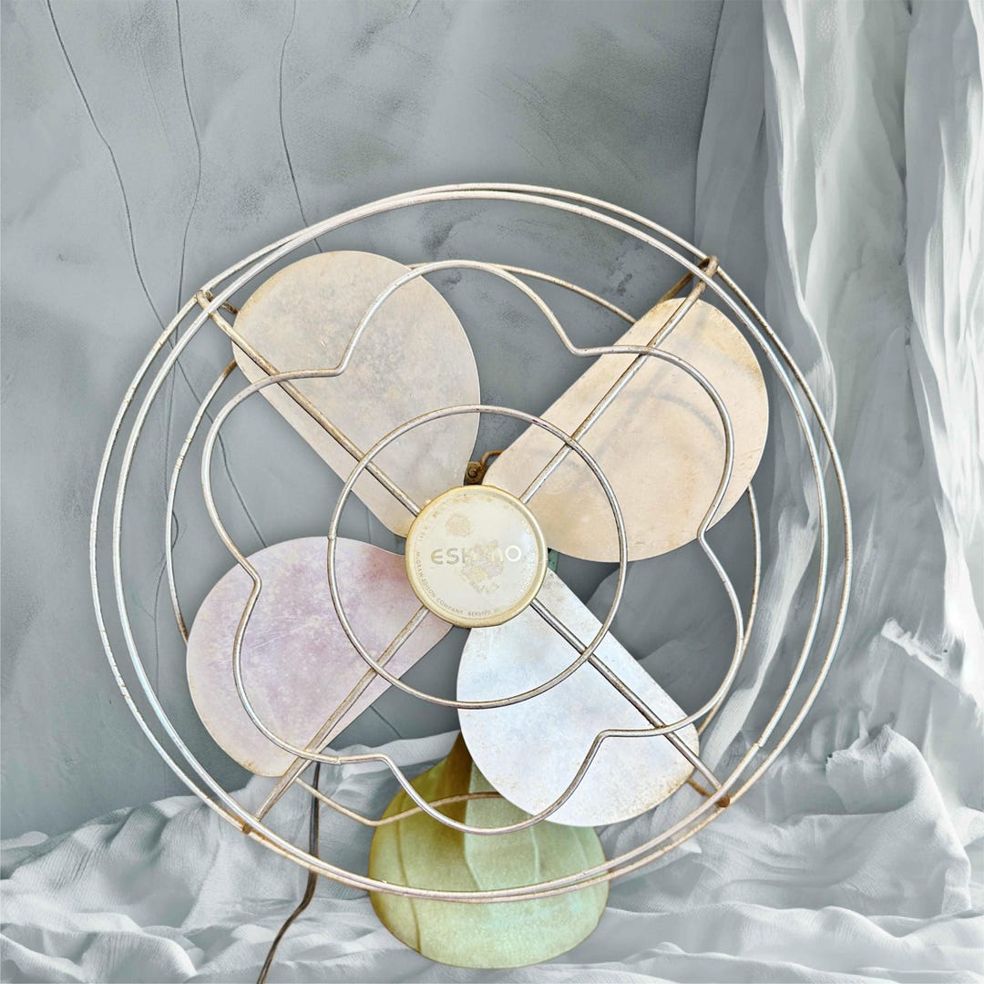 Eskimo Electric Vintage Fan,works,model 101001,metal,cast Iron,1950s ...