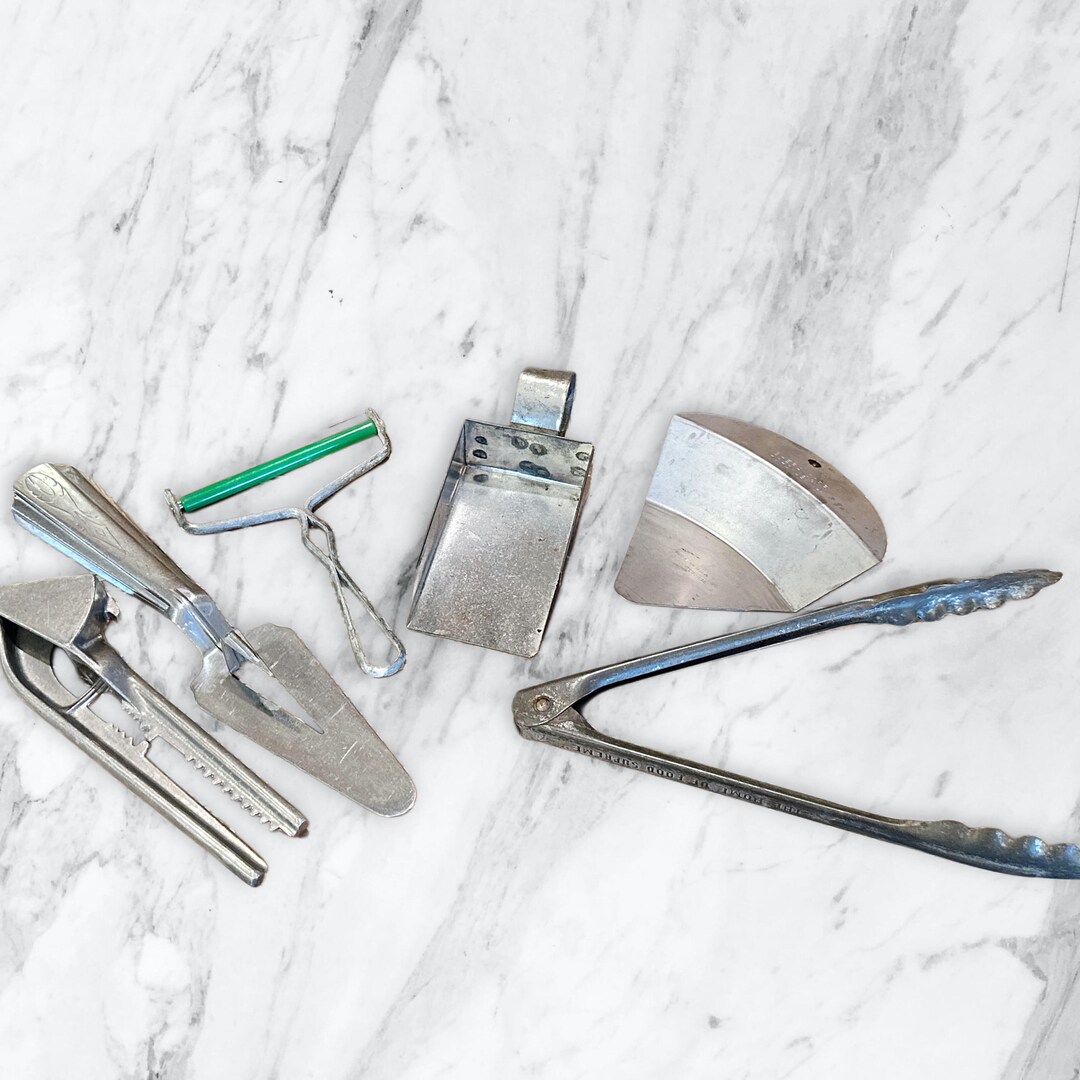 Aluminum Kitchen Utensils,set of 6,pie Server,scoop,cheese Slicer,ice ...