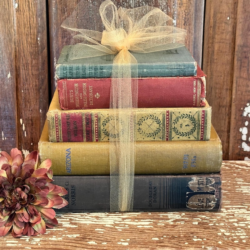 Fall Book Stack - Etsy