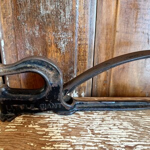 Antique Tool,little Giant Rivet Press Punch,adjustable,cast Iron,rusty ...