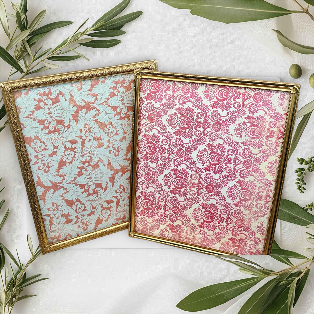 Gold Tone Metal Frames,ornate Picture Frame,art Deco,8 X 10,set of 2 ...