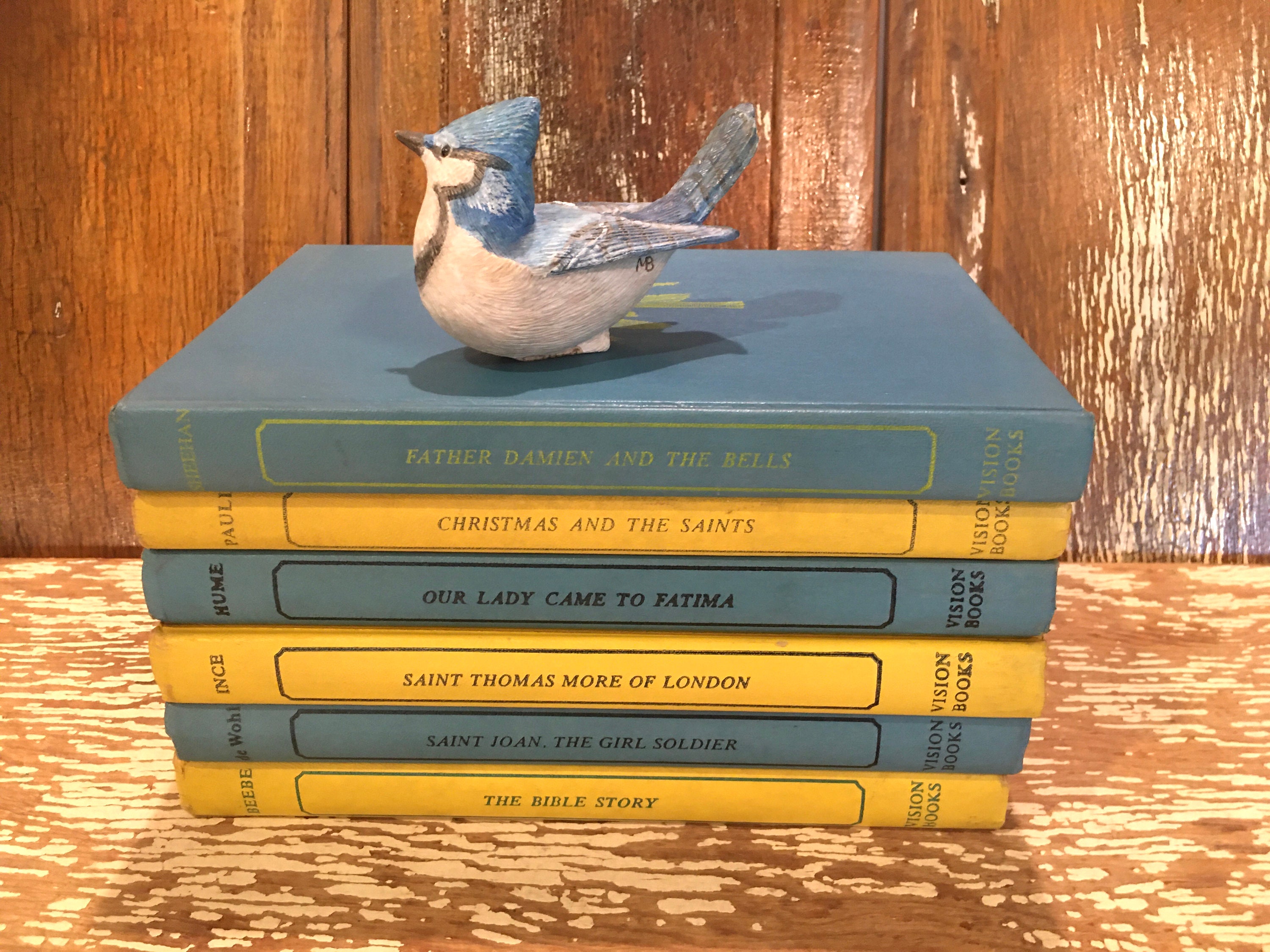 Blue Yellow Booksset of 6colorfulteal Bluehardcovermid - Etsy