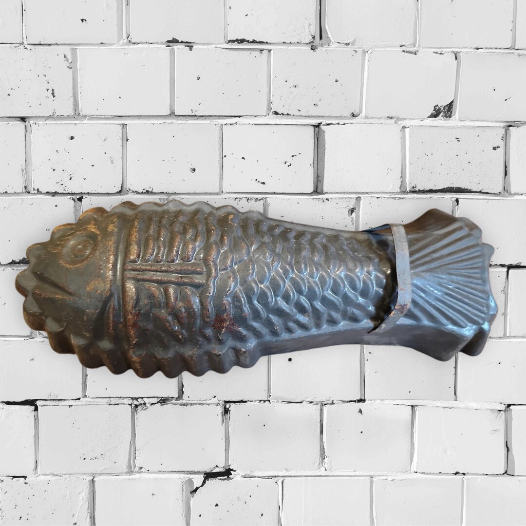 Aluminum Fish Mold,west Germany,10" Metal Fish,wall Decor,kitchen Decor ...