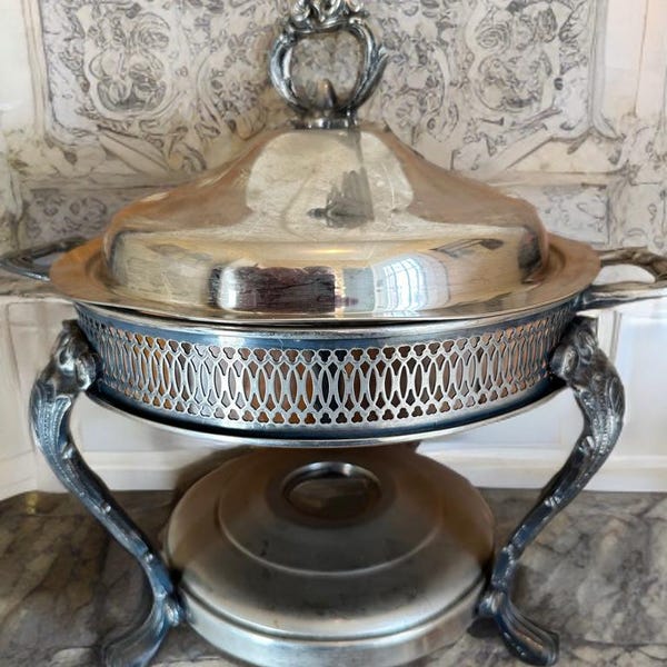 Silver Buffet Server - Etsy