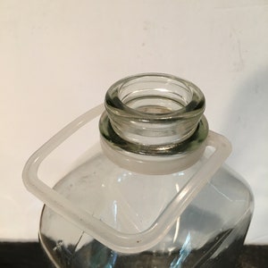Glass Dairy Milk Bottle,half Gallon,stanpac,square Milk Bottle,plastic ...