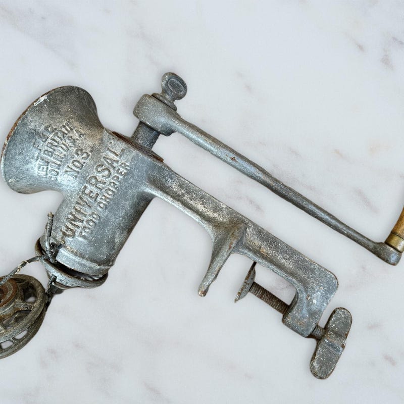 Antique Meat Grinder - Etsy
