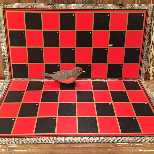 Checkers Board Game - Etsy
