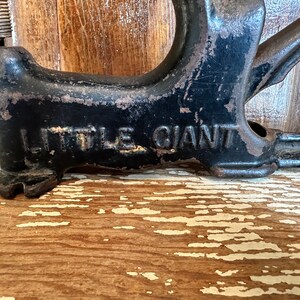 Antique Tool,little Giant Rivet Press Punch,adjustable,cast Iron,rusty ...