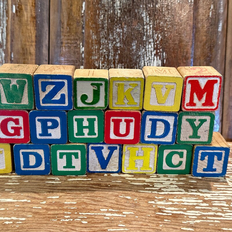 Wooden Blocks Decor - Etsy