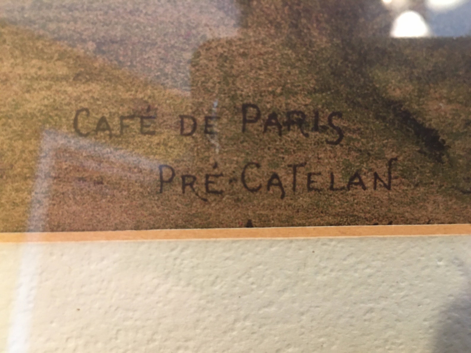 French Cafe Menu Art Print,early 1900s,rare,cafe De Paris,hotel ...