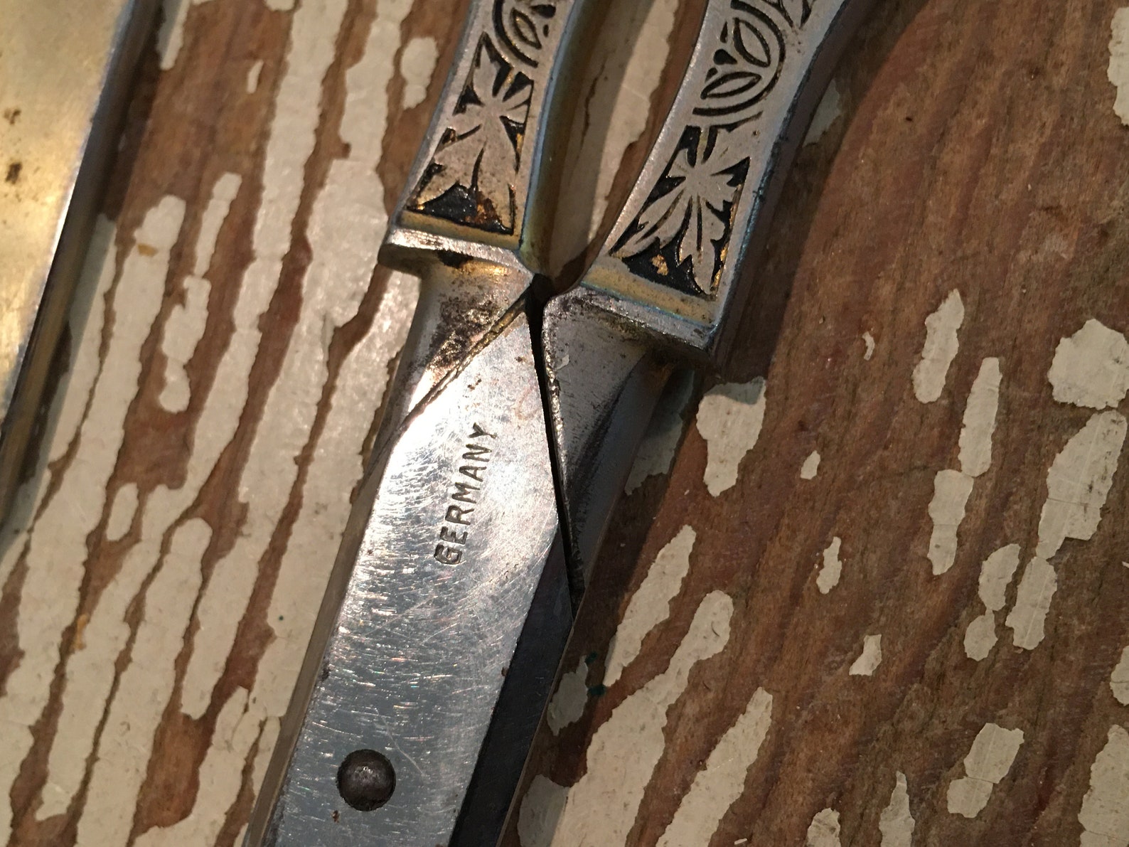 Scissors and Letter Opener Set in Leather Sheath Case9 | Etsy